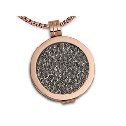 Amello Schmuckset Silber Edelstahl (Stainless Steel), vergoldet (Gelbgold 333) | Gr.: onesize