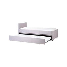 Beliani Tagesbett MARMANDE in Grau - (W) 96 x (H) 82 x (L) 214 cm | Gr.: onesize