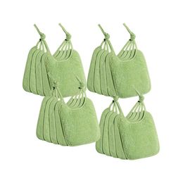 Erwin Müller Erwin Müller Frottier Lätzchen 20er-Pack in grün | Gr.: onesize