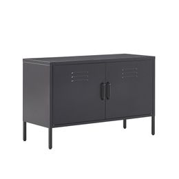Beliani Büroschränke URIA in Schwarz - (W) 100 x (H) 65 x (L) 40 cm | Gr.: onesize