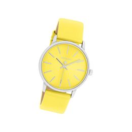 Oozoo Analog-Armbanduhr Timepieces gelb mittel (ca. 36mm) | Gr.: onesize