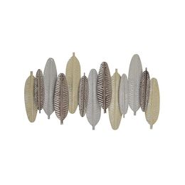 Beliani Wandobjekt ANTIMONY in Silber/Gold - (W) 66 x (H) 37 x (L) 5 cm | Gr.: onesize