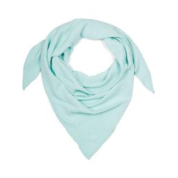 styleBREAKER Einfarbiger Musselin Dreiecksschal in Mint | Gr.: onesize