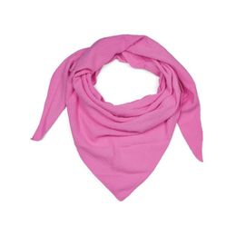 styleBREAKER Einfarbiger Musselin Dreiecksschal in Rosa | Gr.: onesize