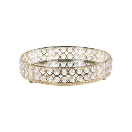 Beliani Tablett VATAN in Gold - (W) 25 x (H) 6 x (L) 25 cm | Gr.: onesize