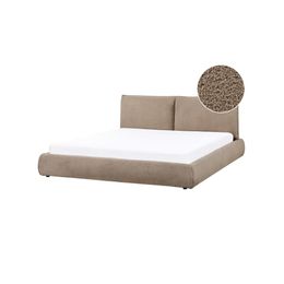 Beliani Doppelbett VINAY in Braun - (W) 196 x (H) 90 x (L) 233 cm | Gr.: onesize