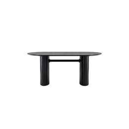 ebuy24 Esstisch Isolde Schwarz 90 x 180 cm | Gr.: onesize