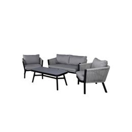 ebuy24 Gartenset Viga 4 Schwarz 1 x 1 cm | Gr.: onesize