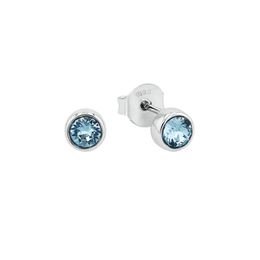 Amor Ohrstecker Silber 925, rhodiniert in Hellblau | Gr.: onesize