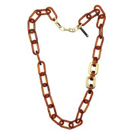 Collezione Alessandro Lange Kette " Polly " in braun | Gr.: onesize