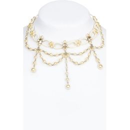 Schuhmacher Glasperlencollier 12223 in champagner | Gr.: onesize