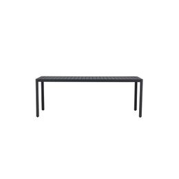 ebuy24 Gartentisch Giardini Schwarz 90 x 200 cm | Gr.: onesize