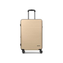Franky Dallas 3.0 4 Rollen Trolley M 65 cm mit Dehnfalte in beige | Gr.: onesize