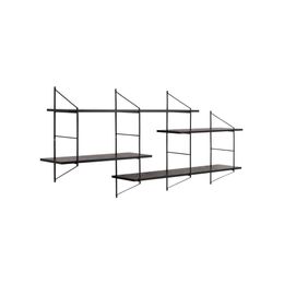 ebuy24 Regal Belfast Schwarz 191 x 26 cm | Gr.: onesize