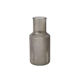 Boltze Glasvase in grau | Gr.: onesize