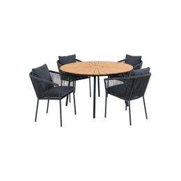 ebuy24 Gartenset Cleveland Natur 130 x 130 cm | Gr.: onesize