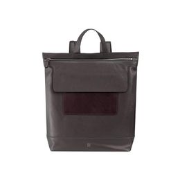 DuDu Rucksack Leder 39 cm in anthracite | Gr.: onesize