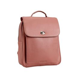 Leonhard Heyden Nizza City Rucksack Leder 34 cm in altrosa | Gr.: onesize