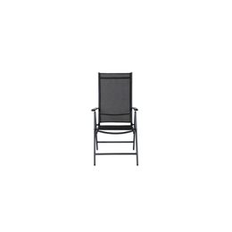 ebuy24 Gartenstuhl Break Schwarz 2er Set | Gr.: onesize