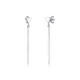 Elli Ohrringe 925 Sterling Silber Dreieck in Silber | Gr.: onesize