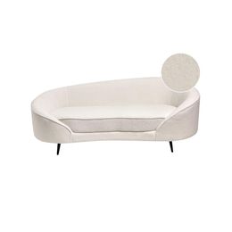 Beliani 3-Sitzer Sofa SAVAR in Weiß/Schwarz - (W) 183 x (H) 69 x (L) 84 cm | Gr.: onesize