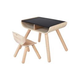 Plan Toys Tisch & Stuhl schwarz ab 3 Jahre | Gr.: onesize