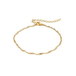 Steel_Art Armband Anfisa silberfarben poliert in goldfarben | Gr.: onesize