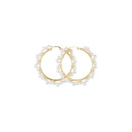 Steel_Art Creolen Damen Globosus goldfarben in goldfarben | Gr.: onesize