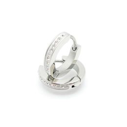 BUNGSA Ohrstecker in Silber | Kristallklar | Gr.: onesize