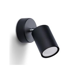 Nice Lamps Wandleuchte VIRTA 1 schwarz (L)8cm (B)8cm (H)15,5cm | Gr.: onesize
