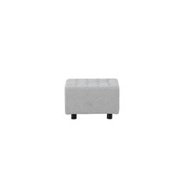 ebuy24 Hocker Bowie Schwarz 51 x 51 cm | Gr.: onesize