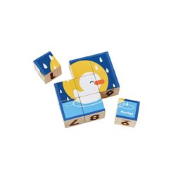 Plan Toys Würfelpuzzle Bilder und Zahlen ab 24 Monate | Gr.: onesize