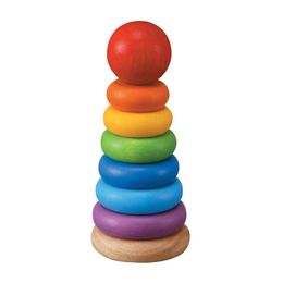 Plan Toys Stapelringturm bunt ab 18 Monate | Gr.: onesize