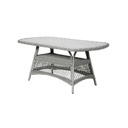 ebuy24 Gartentisch Hvalo Beige 165 x 90 cm | Gr.: onesize