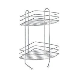 Wenko Exclusiv Eckregal 2 Etagen in Chrom | Gr.: onesize