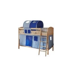Ticaa Etagenbett Erni Country in Hellblau-Dunkelblau | Gr.: onesize