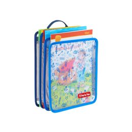 Step By Step Faltbare Heftbox, DIN-A4-Format in Blau / Transparent | Gr.: onesize