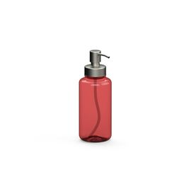 elasto Seifenspender "Superior" in transparent-rot/silber - 700 ml | Gr.: onesize