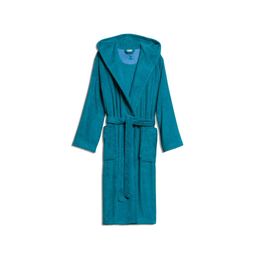Möve Möve Bademäntel unisex Kapuze Superwuschel lagoon - 458 in lagoon - 458 | Gr.: XS