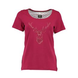 OS-Trachten T-Shirt Uginoy in weinrot | Gr.: M