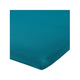 REDBEST Single-Jersey Topper-Spannbettlaken Denver in petrol | Gr.: 90x190 cm - 100x200 cm