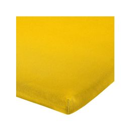 REDBEST Single-Jersey Topper-Spannbettlaken Denver in gelb | Gr.: 90x190 cm - 100x200 cm