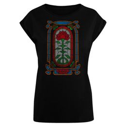 F4NT4STIC T-Shirt Stranger Things Rose Window in schwarz | Gr.: 4XL
