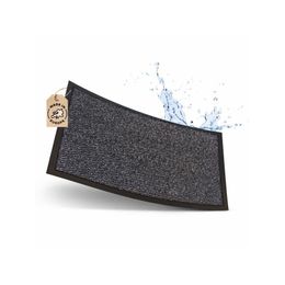 WohnDirect Schmutzfangmatte PALERMO in Grau | Gr.: 40 x 60 cm