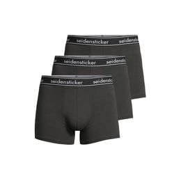Seidensticker Long Short / Pant Cotton Flex in Schwarz | Gr.: S