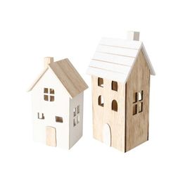 Boltze Holzdekoration in beige | Gr.: onesize