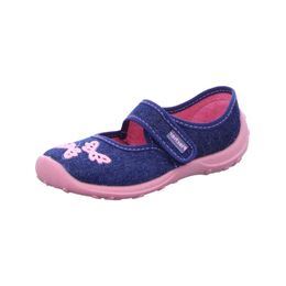 Fischer Markenschuh Hausschuh in blau | Gr.: 30