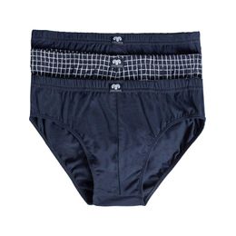 Ceceba Baumwolle, Single-Jersey Bio Slip 3er-Pack in dunkelblau | Gr.: 6