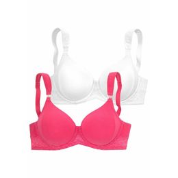 Petite Fleur Still-BH in pink+weiß | Gr.: 100C
