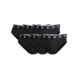CR7 Slip 6er Pack in Schwarz | Gr.: L